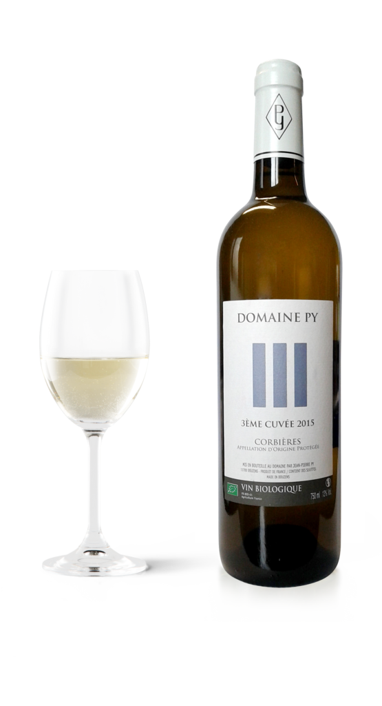 Cuvée 3ème Cuvée AOP Corbières, vin blanc Domaine Py Cuvée 3ème Cuvée AOP Corbières, vin blanc Domaine Py